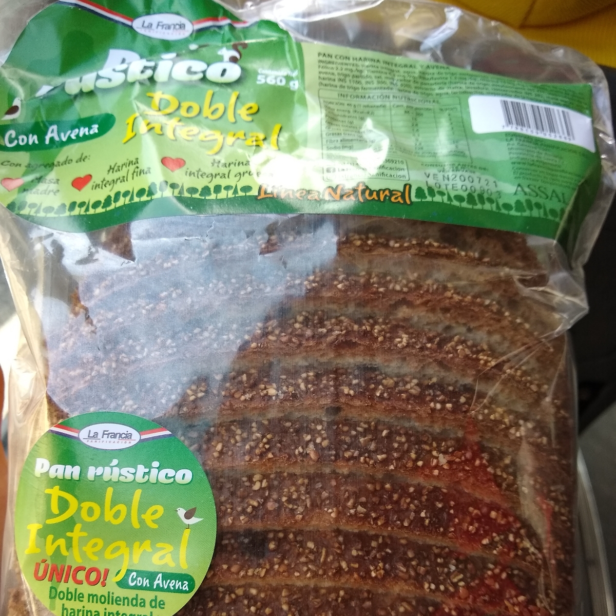 Pan Rustico Doble Integral from La Francia - Vegan Product Reviews ...