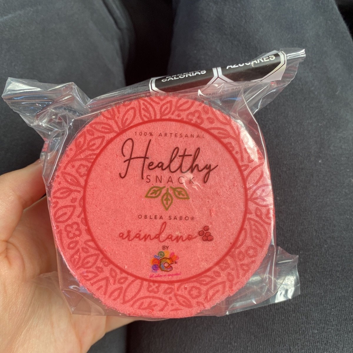 Oblea sabor arándano from Healthy Snack - Vegan Product Reviews ...