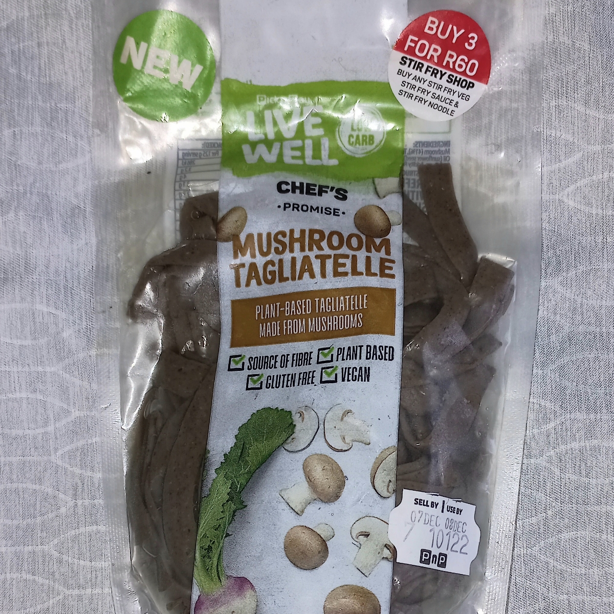 Mushroom Tagliatelle from Pick n Pay - Vegan Product Reviews & Ratings ...