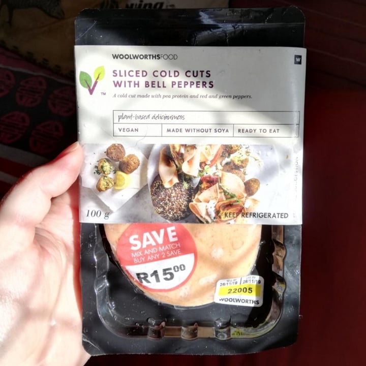 Woolworths Food Sliced cold cuts with bell peppers Review | abillion
