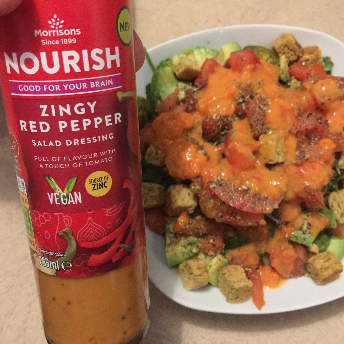 Zingy Red Pepper Dressing from Morrisons - Vegan Product Reviews ...