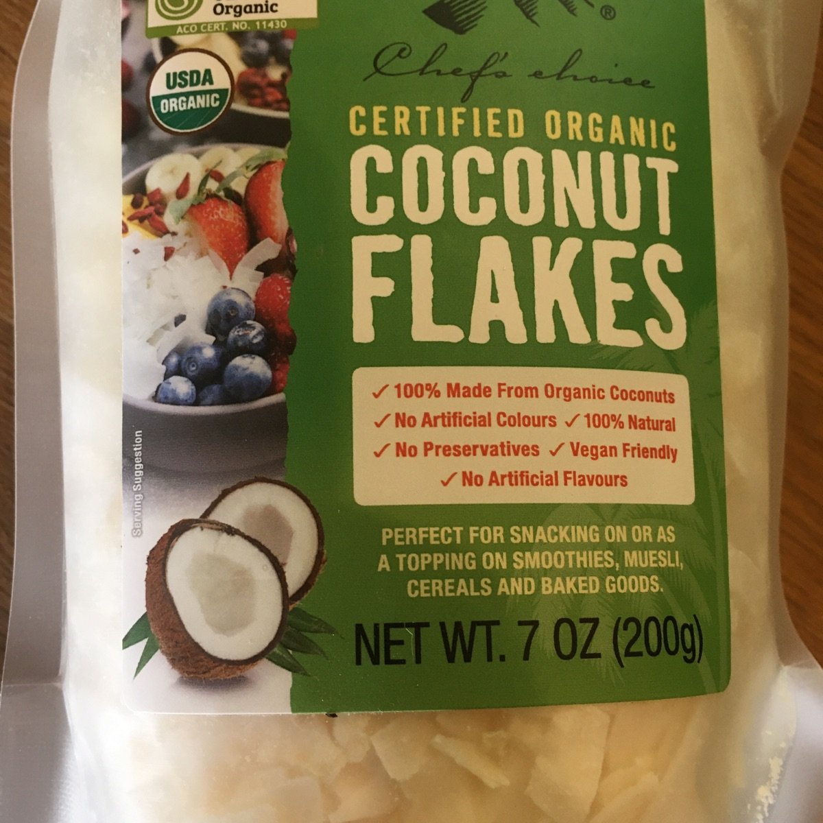 Coconut Flakes from Chef's choice - Vegan Product Reviews & Ratings ...