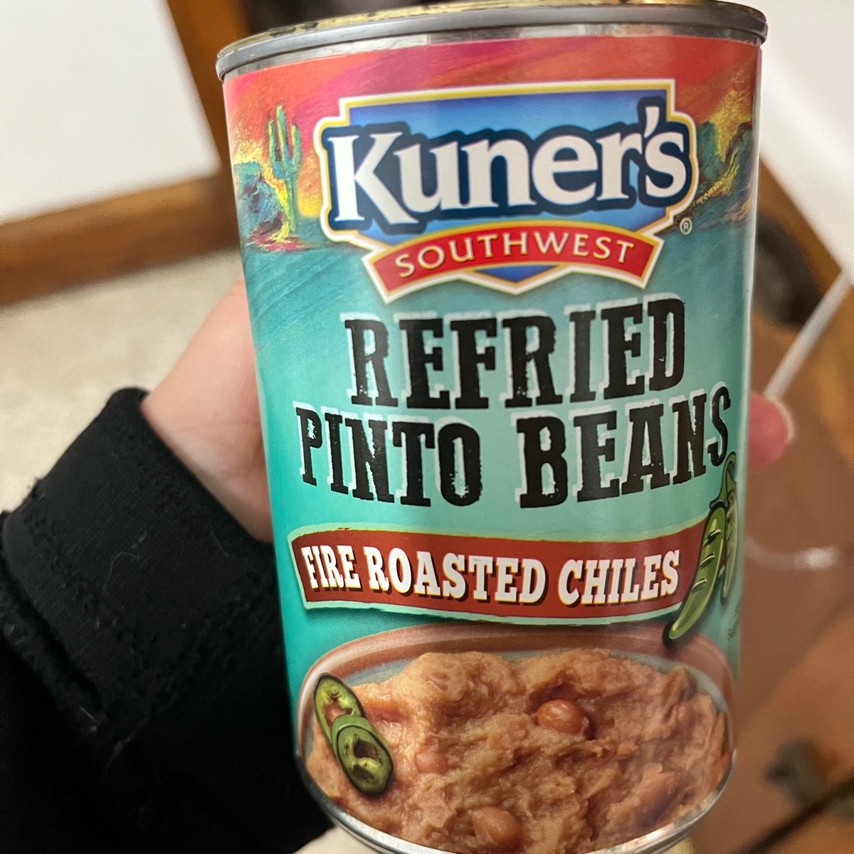 Refried Pinto Beans Fire Roasted Chiles from Kuners - Vegan Product ...