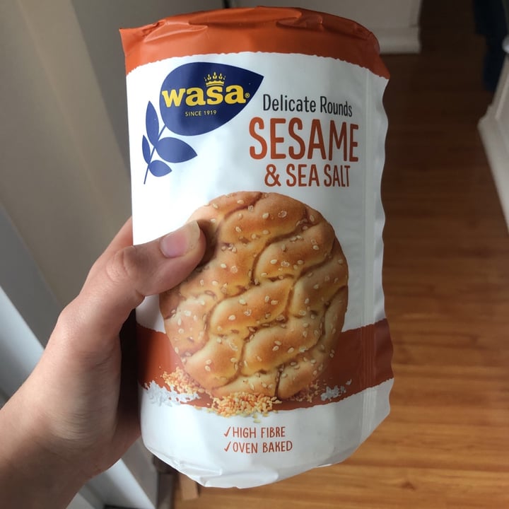 Wasa Sesame and sea salt golden baked rounds Review | abillion