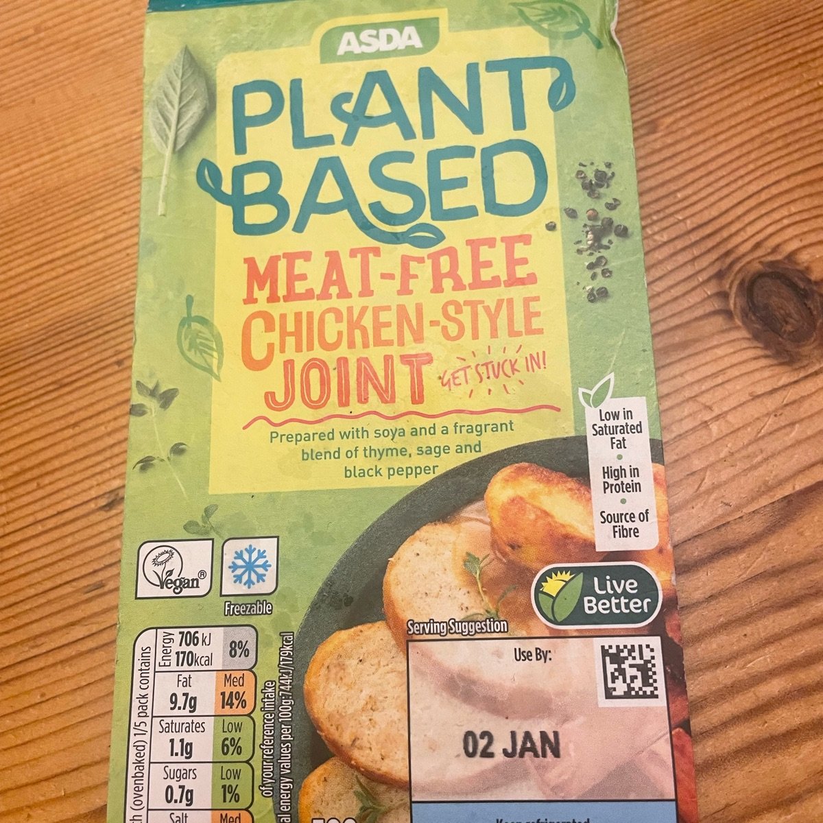 Meat-free chicken-style joint from Asda Plant Based - Vegan Product ...