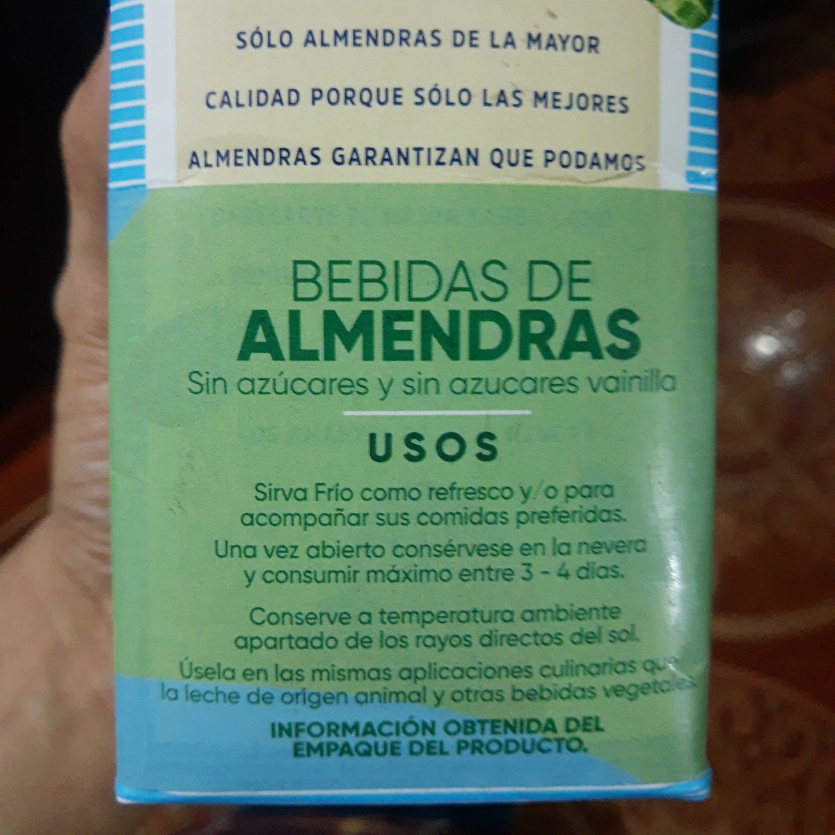 Bebida De Almendras Sin Azúcar Sabor Vanilla from Almendrola - Vegan ...