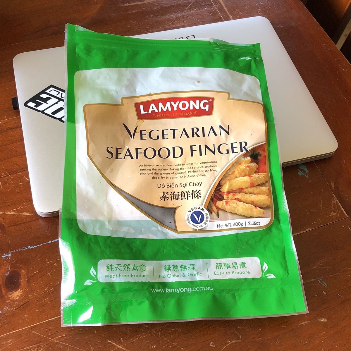Vegetarian Seafood Fingers from Lamyong - Vegan Product Reviews ...