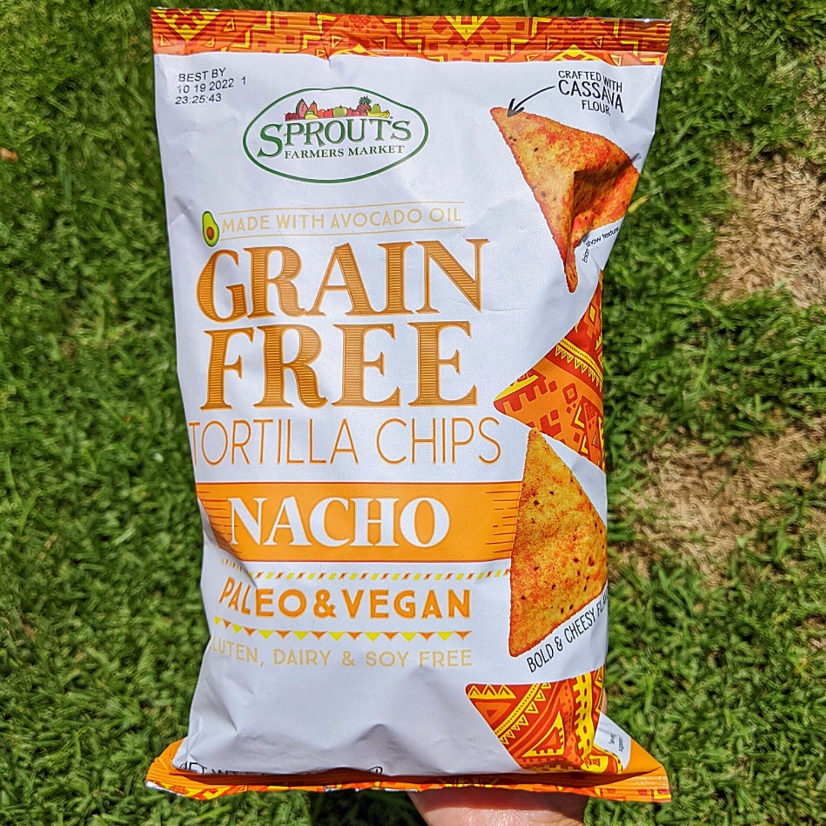 Grain Free Tortilla Chips Nacho from Sprouts Farmers Market - Vegan ...