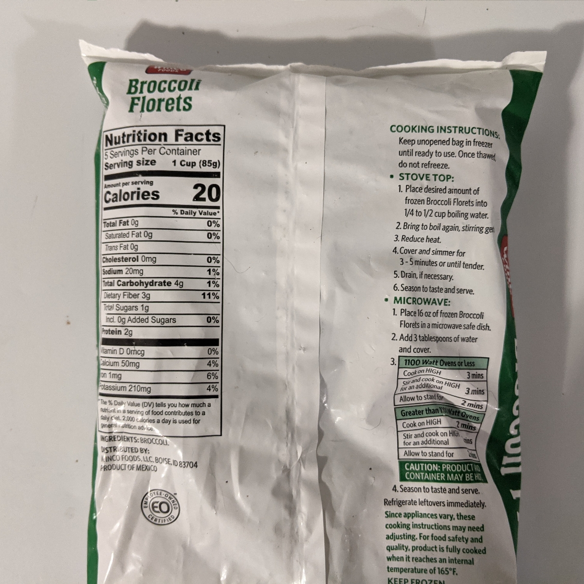 Frozen Broccoli Florets from WinCo Foods - Vegan Product Reviews ...