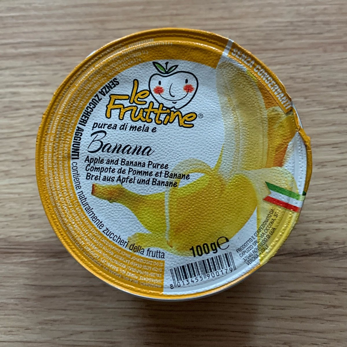 Purea Banana Mela from Le fruttine - Vegan Product Reviews & Ratings ...