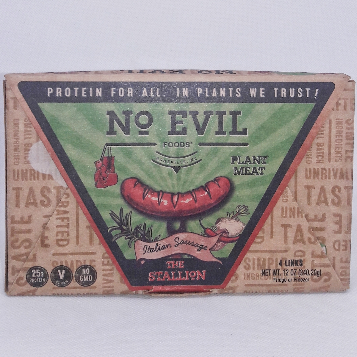The Stallion Italian Sausage from No Evil Foods - Vegan Product Reviews ...