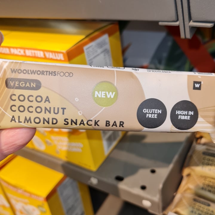 Woolworths Food Cocoa Coconut Almond Snack Bar Review | abillion