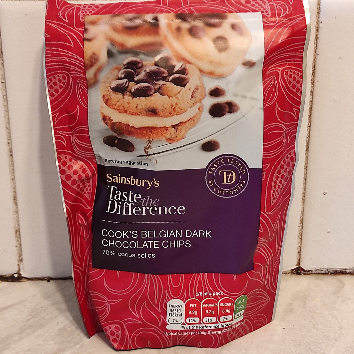 Cook's Belgian Dark Chocolate Chips from Sainsbury’s Taste The ...