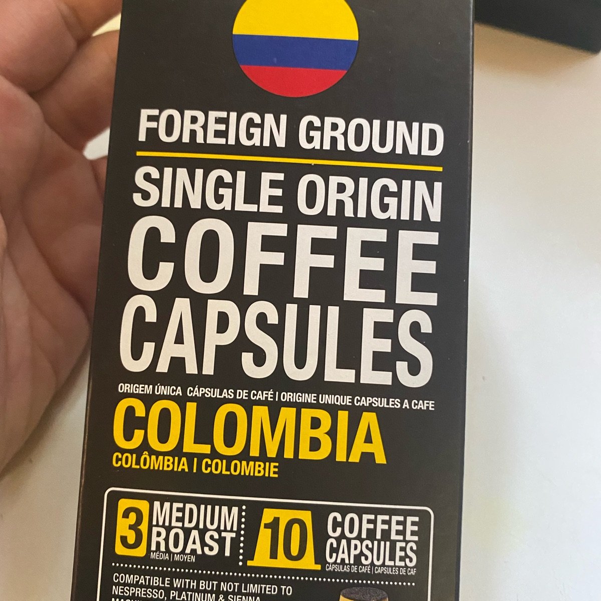 single origin capsules Columbia from Foreign Ground - Vegan Product ...
