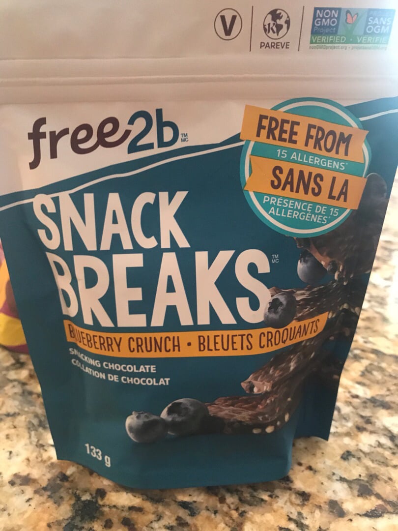 Free2b Foods Snack Breaks Blueberry Crunch 评价 | abillion