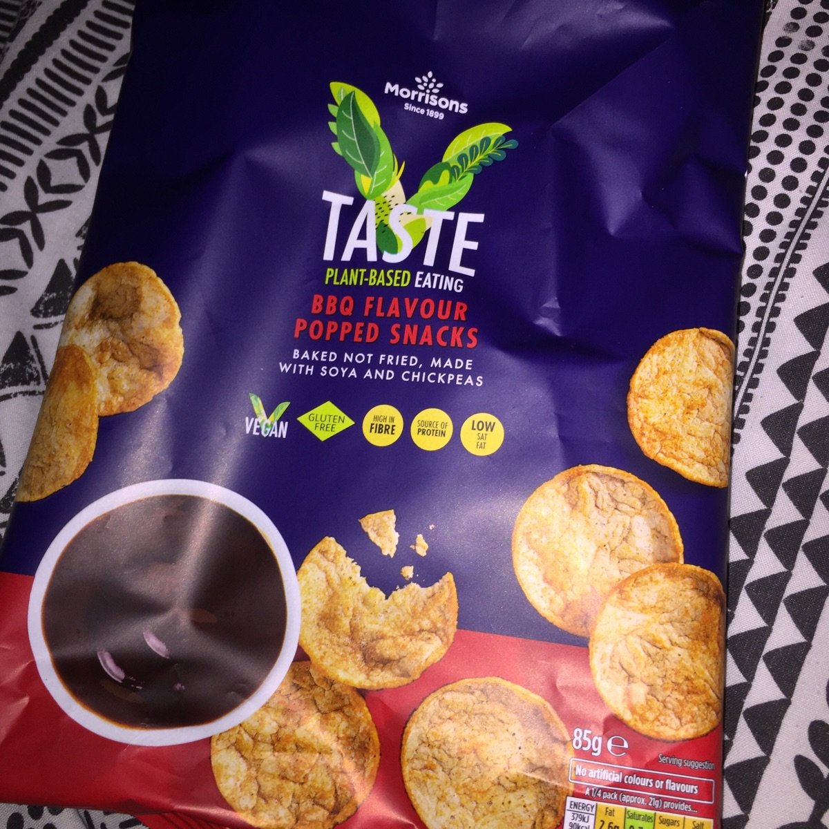 V Taste BBQ flavour popped snacks Reviews | abillion