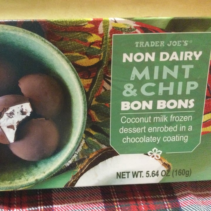 Trader Joe's Non Dairy Mint & Chip Bon Bons Review | abillion