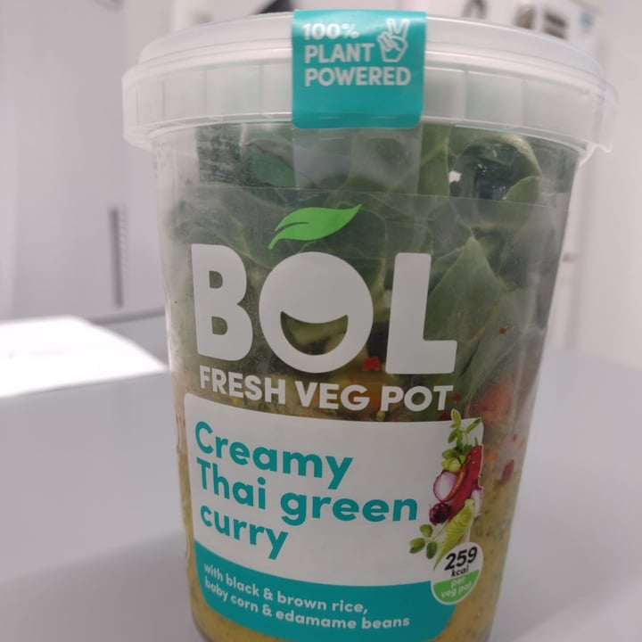 BOL Creamy Thai green curry veg pot Review | abillion