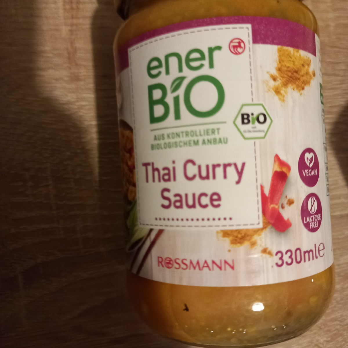 Thai Curry Sauce from Rossmann Ener Bio - Vegan Product Reviews ...