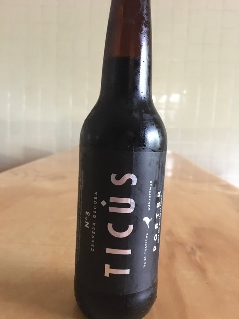 Cerveza oscura ticús porter from Cervecería de colima - Vegan Product ...