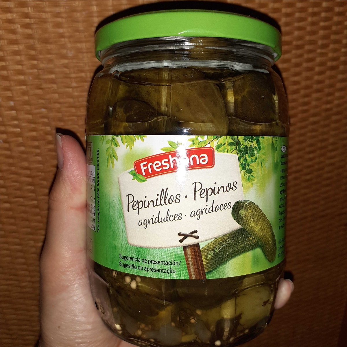 pepinillos agridulces from Freshona - Vegan Product Reviews & Ratings ...