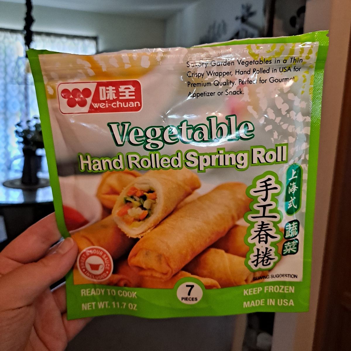 Vegetable Hand Rolled Spring Roll from Wei-Chuan - Vegan Product ...
