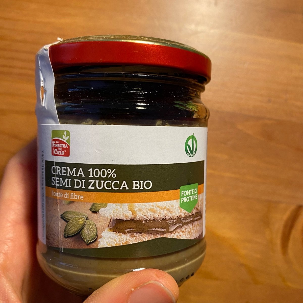 Crema 100% semi di zucca from La Finestra Sul Cielo - Vegan Product Reviews & Ratings | abillion
