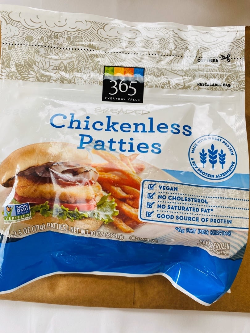 365 Chickenless Patties from Whole Foods Market - Vegan Product Reviews ...