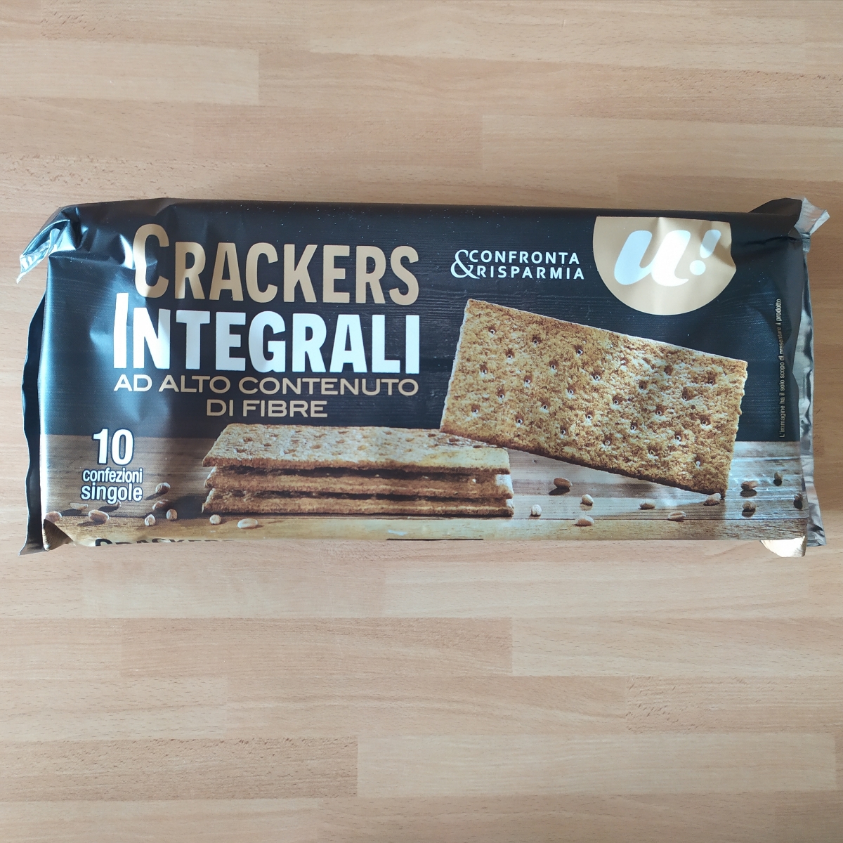 crackers integrali from U! - Vegan Product Reviews & Ratings | abillion