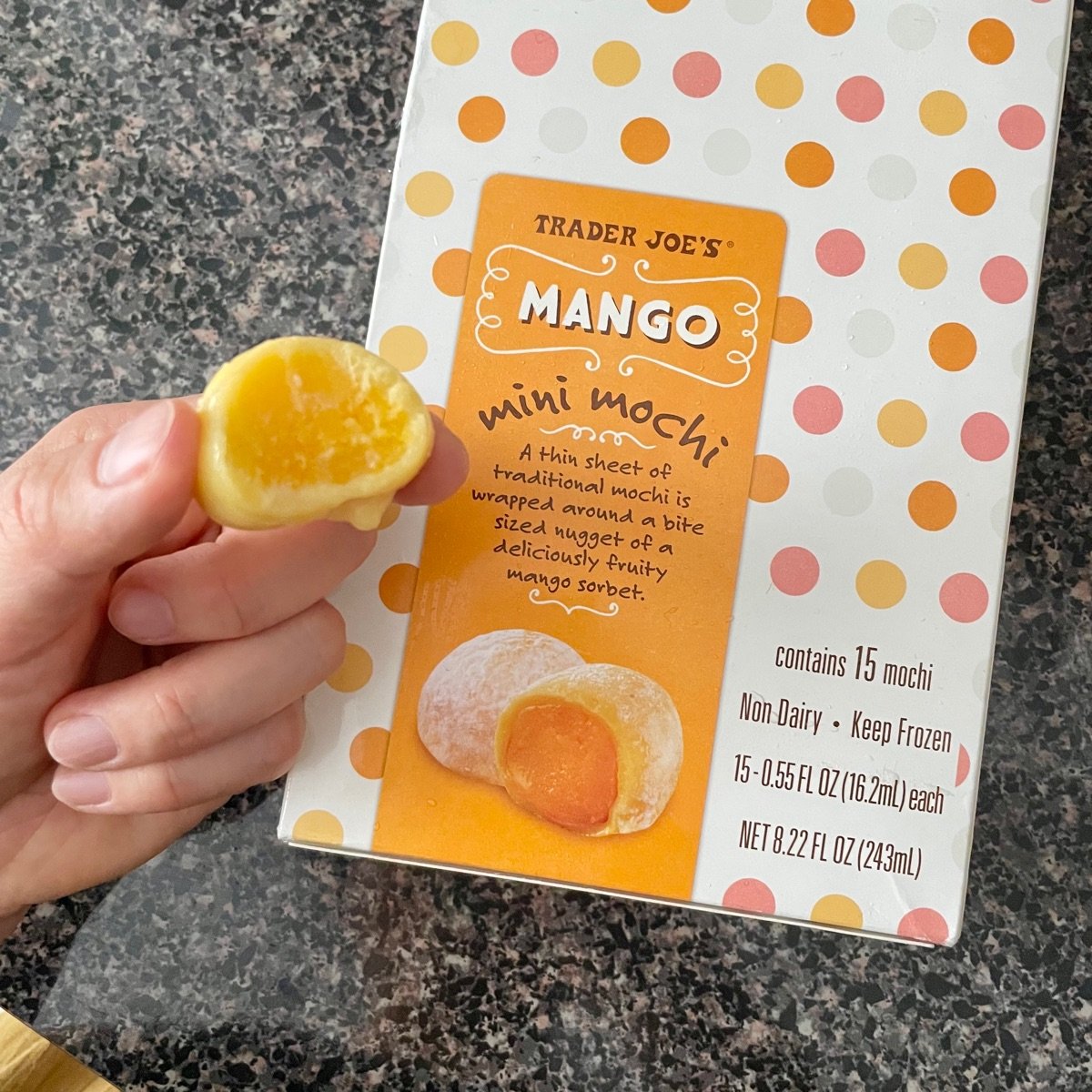 Trader Joe's Mango mini mochi Reviews | abillion