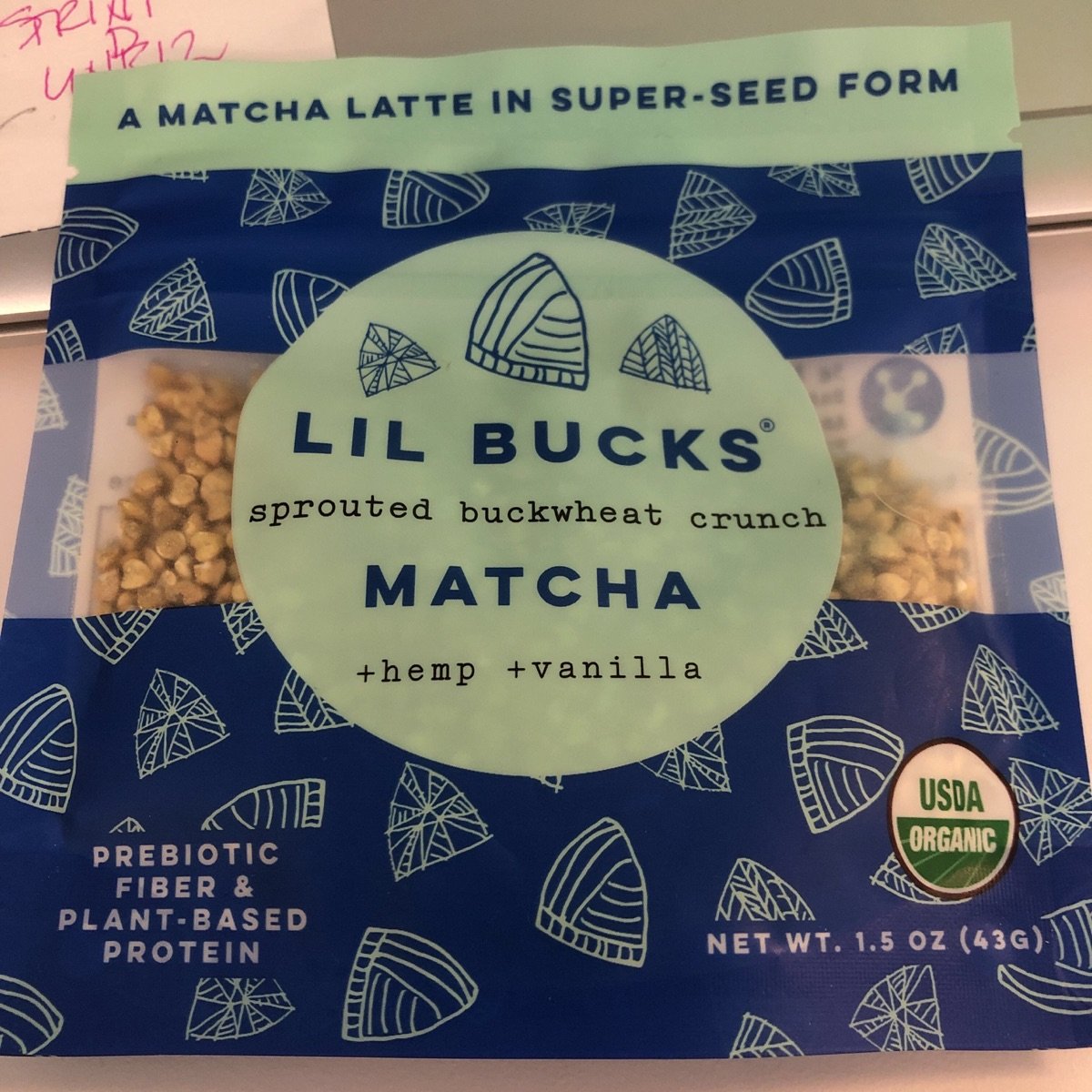Sprouted Buckwheat Crunch - Matcha from Lil Bucks - Vegan Product ...