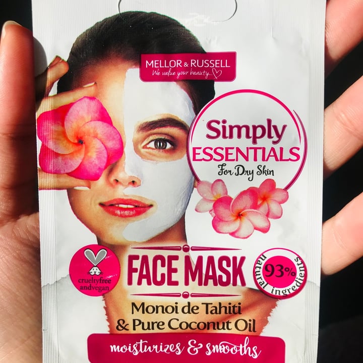Mellor & Russell Face Mask, Monoi de Tahiti & pure Coconut oil Review ...
