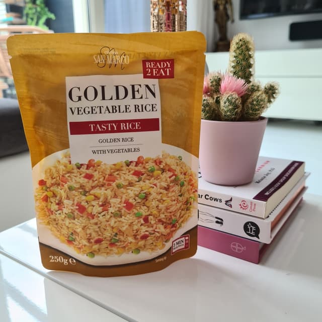 Golden vegetable rice from Cucina San Marco - Vegan Product Reviews ...
