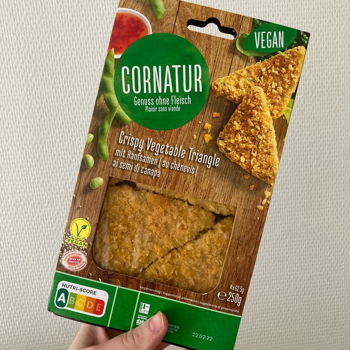 Crispy Vegetable Triangles from Cornatur - Vegan Product Reviews ...