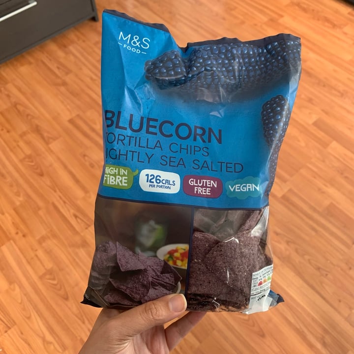 Marks & Spencer Food (M&S) Blue Corn Chips Review | abillion