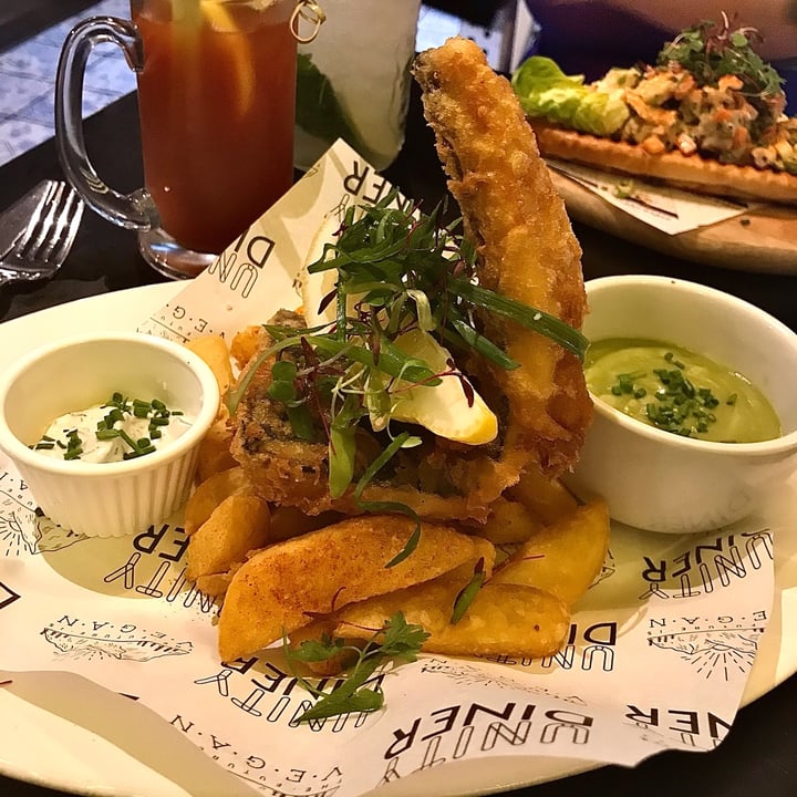 Unity Diner Spitalfields, United Kingdom The UD Tofish & Chips Review ...