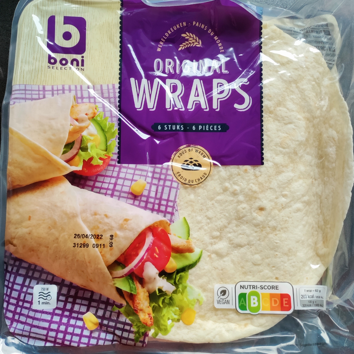 Wraps from Boni Selection - Vegan Product Reviews & Ratings | abillion
