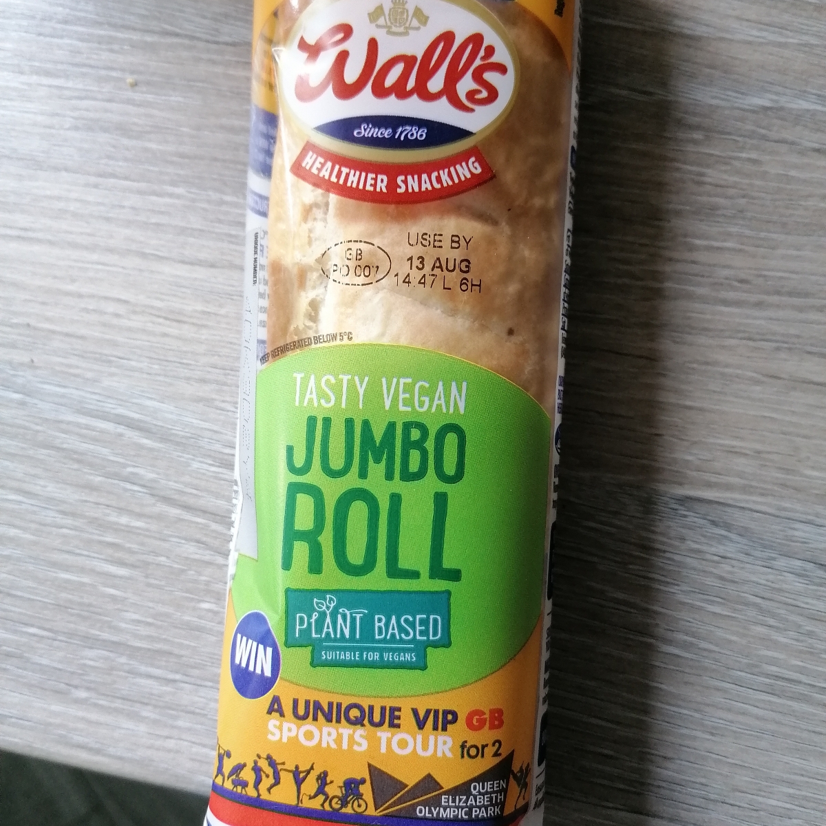 Tasty Vegan Jumbo Roll from Wall's Pastry Since 1786 - Vegan Product ...