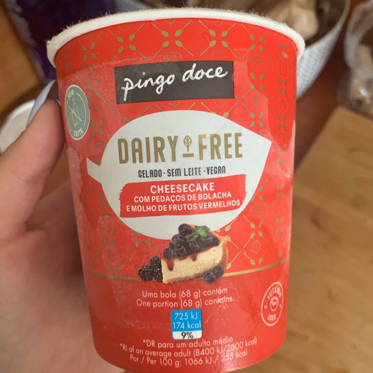 gelado cheesecake from Pingo doce - Vegan Product Reviews & Ratings ...