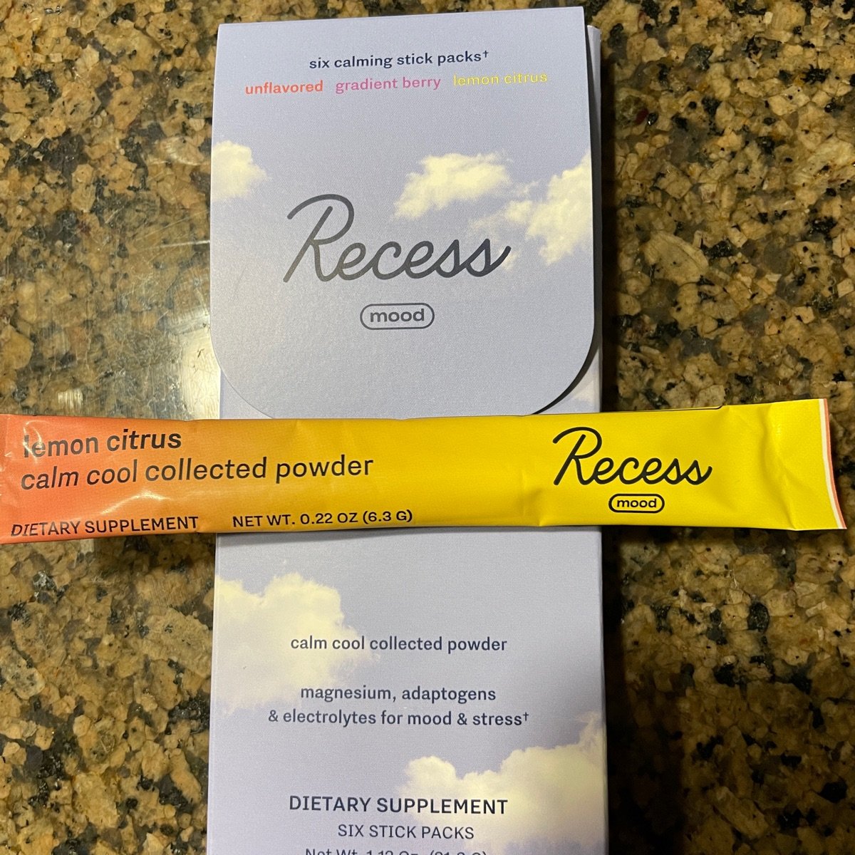 Lemon citrus calm cool collected powder from Recess - Vegan Product ...