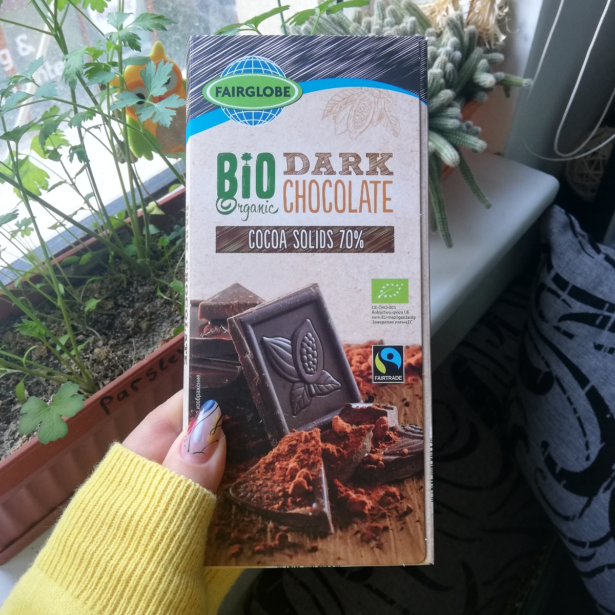 Bio dark chocolate - 70% from Fairglobe - Vegan Product Reviews ...