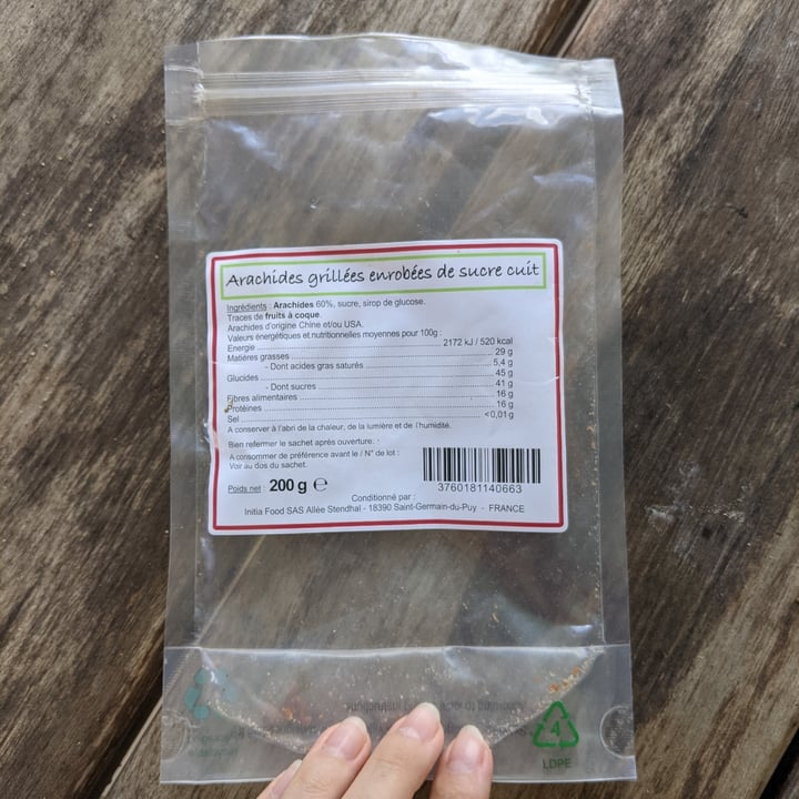 Initia Food Arachides grillées. Enrobées de sucre cuit Review | abillion
