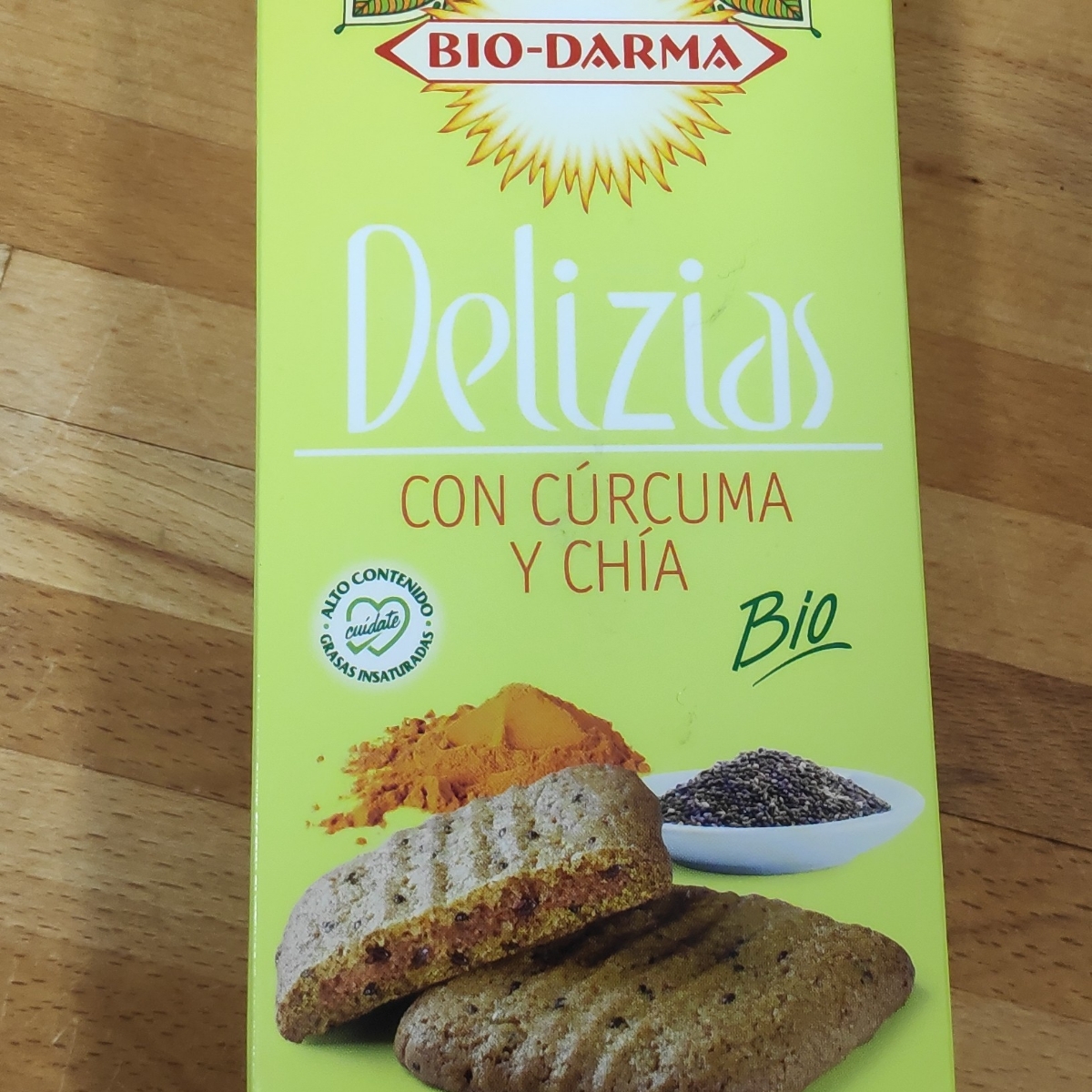 Delicias Cúrcuma y Chia from Biodarma - Vegan Product Reviews & Ratings ...