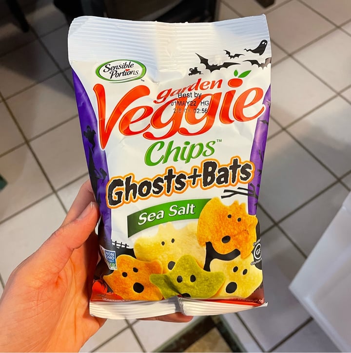 Sensible Portions® Garden Veggie Garden veggie chips ghosts & bats ...