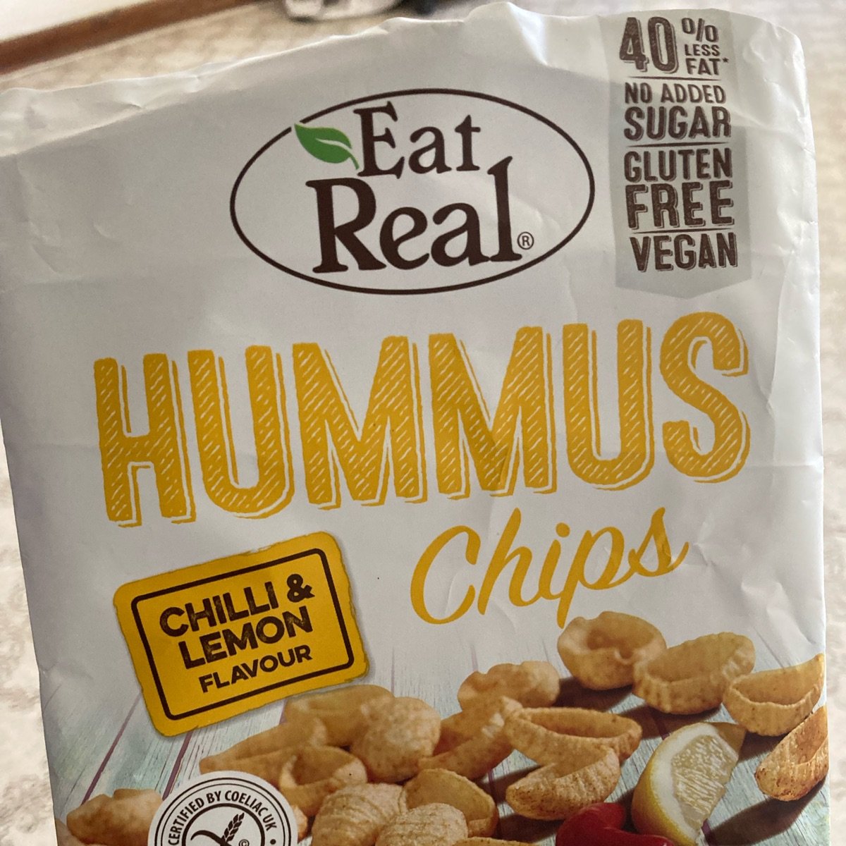 Chilli &lemon flavor Hummus Chops from Eat Real - Vegan Product Reviews ...