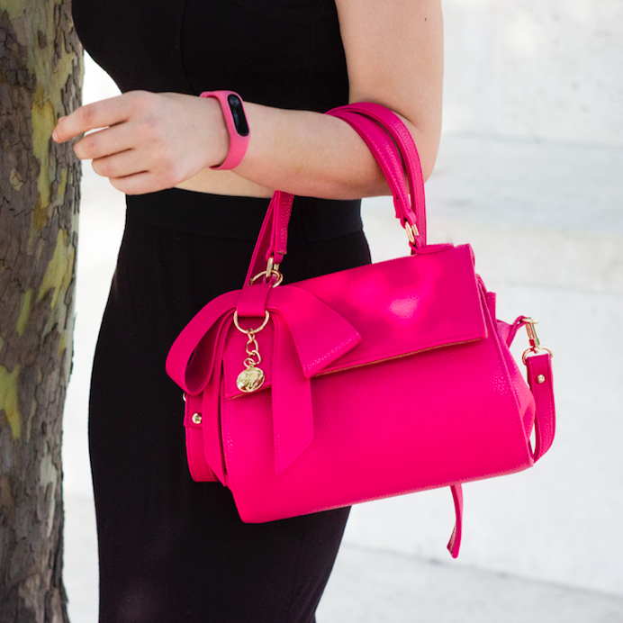 Cottontail Raspberry Purse from Gunas New York - Vegan Product Reviews ...