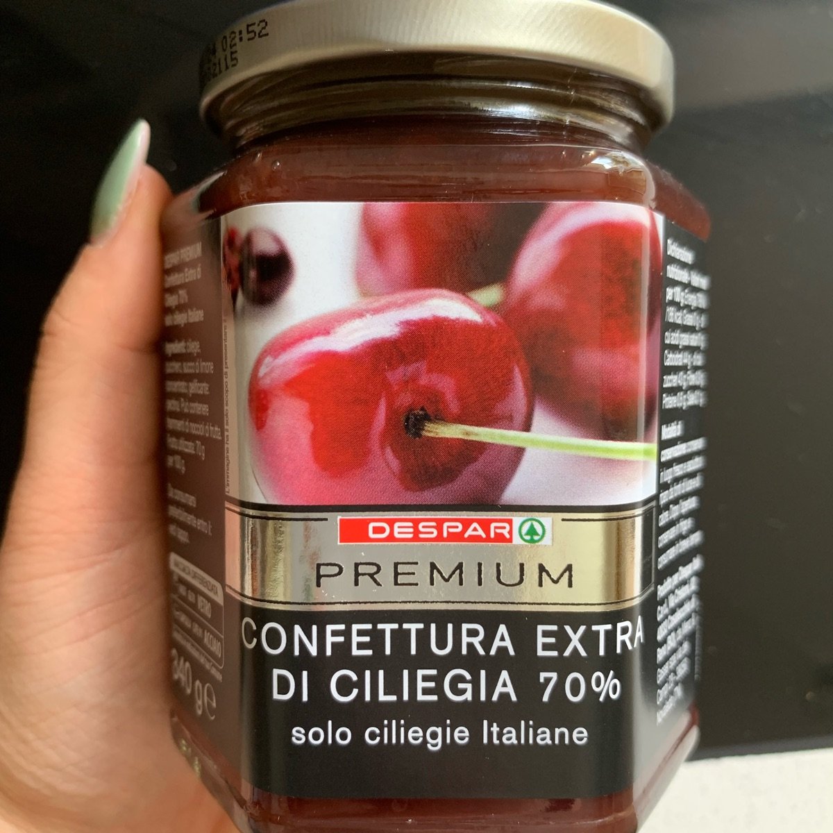 Confettura Extra Di Ciliegie 70% from Despar premium - Vegan Product ...