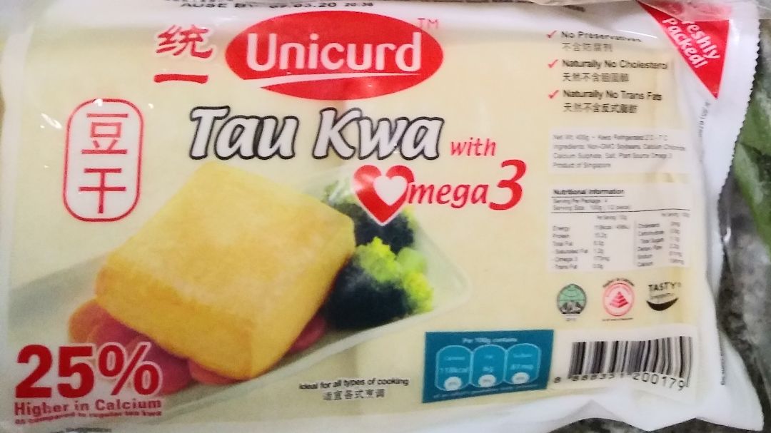 Tau Kwa with Omega 3 from Unicurd - Vegan Product Reviews & Ratings ...