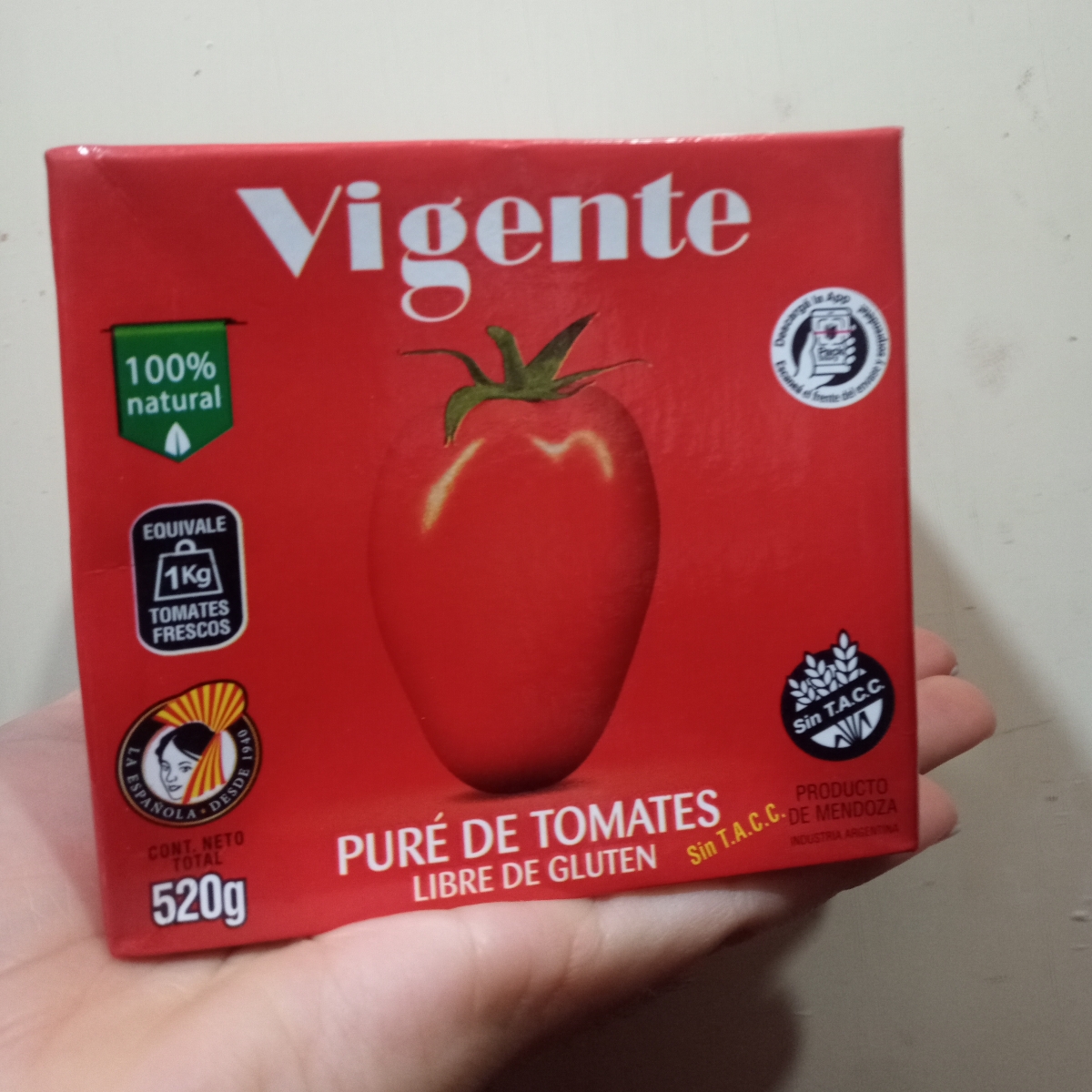 Puré de tomates. from Vigente - Vegan Product Reviews & Ratings | abillion