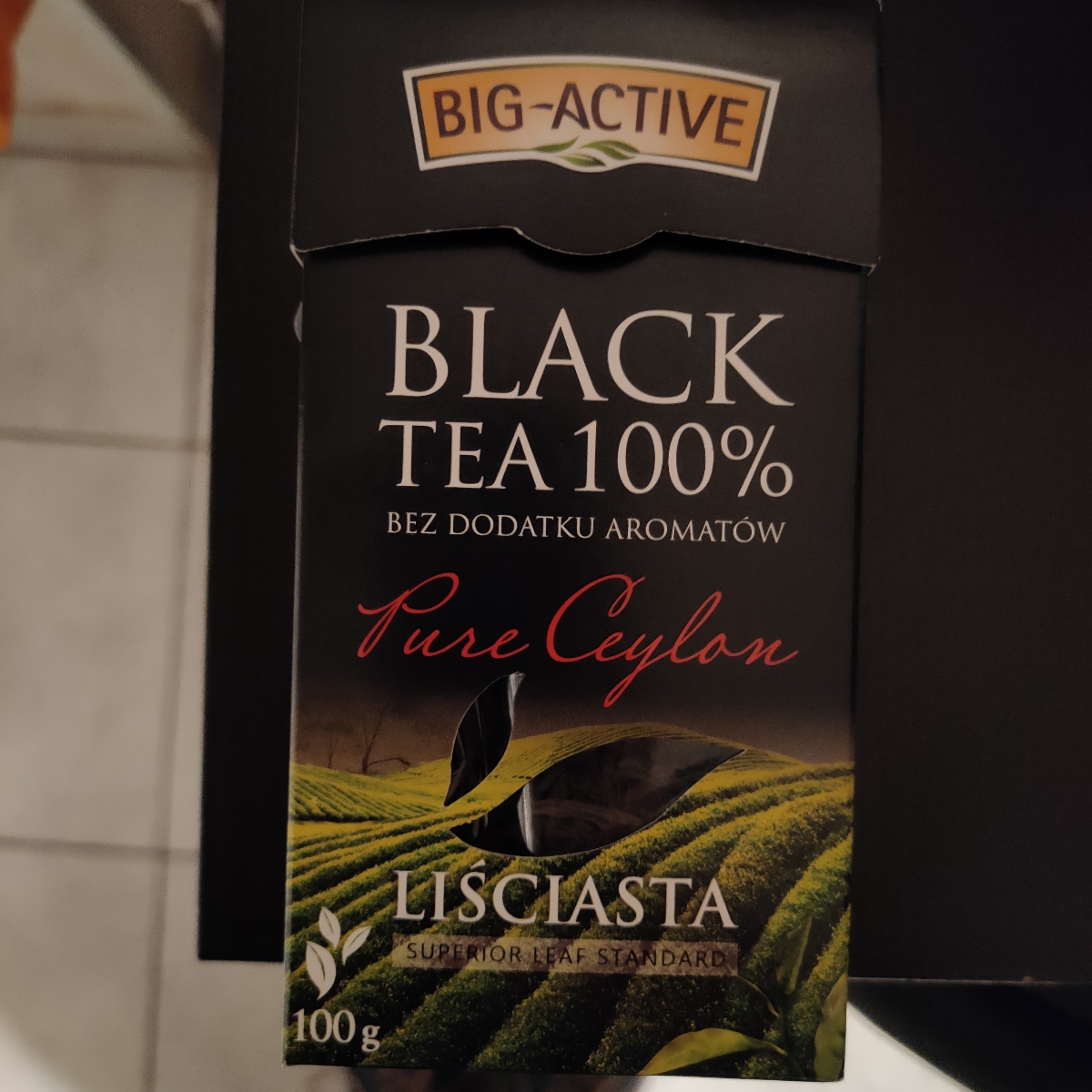 Black tea 100% from Big active - Vegan Product Reviews & Ratings | abillion